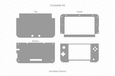 Nintendo 3ds XL Skin CutFile Vector Template Full Wrap SVG — VecRas