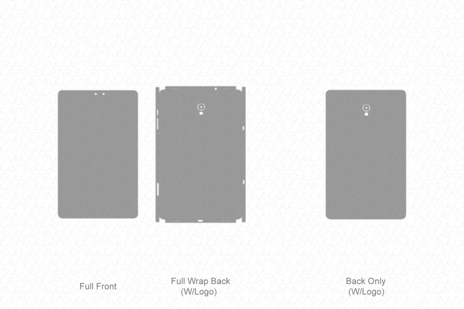 Galaxy A10.5 (2018) Skin CutFile Vector Template Full Wrap SVG — VecRas