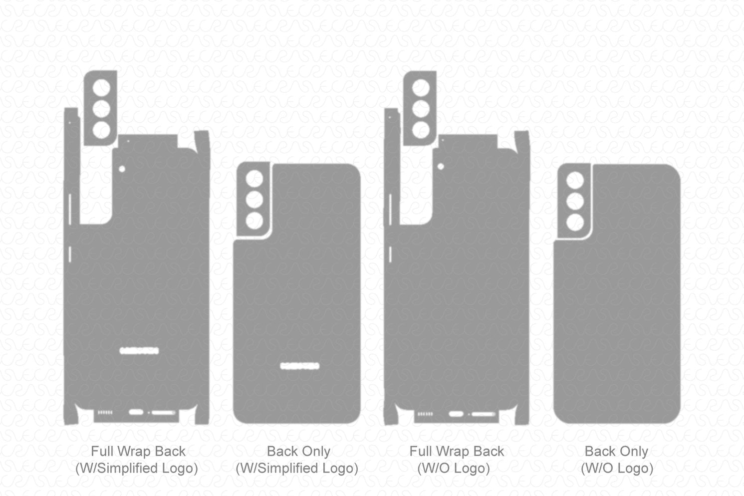 Samsung Galaxy S21 Skin CutFile Vector Template Full Wrap SVG — VecRas