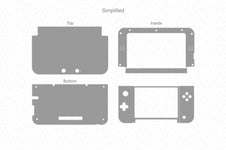 Nintendo 3ds XL Skin CutFile Vector Template Full Wrap SVG — VecRas