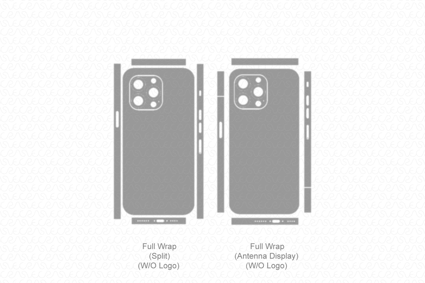 iPhone 13 Pro Max Skin CutFile Vector Template Full Wrap SVG — VecRas