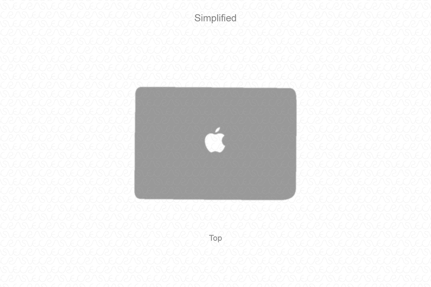 MacBook 12” (2015) Skin CutFile Vector Template Full Wrap SVG — VecRas