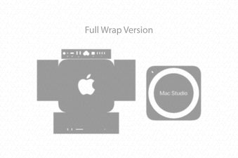 Exclusive Apple Mac Studio Skin CutFile Vector Template Full Wrap SVG ...