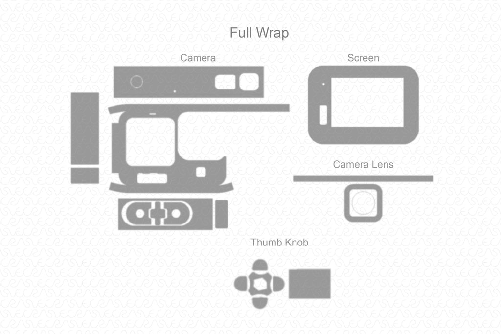 Vinyl Ready Vector Cut File Templates for Action Camera / GoPro Skins ...