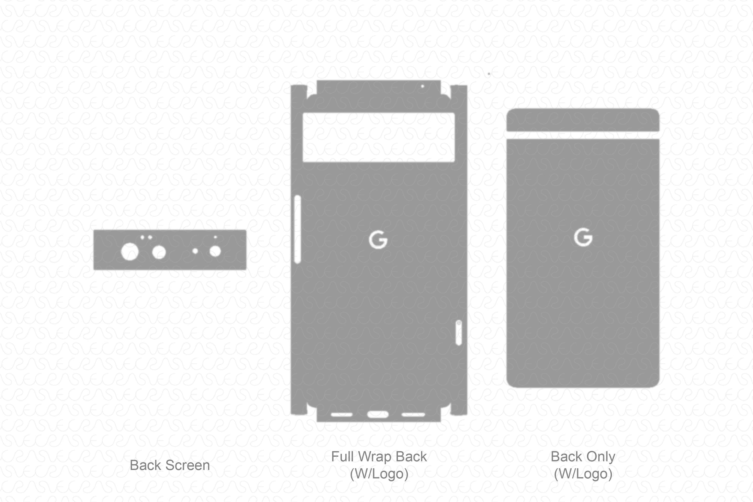 Google Pixel 6 5G Skin Template Vector 2021 — VecRas