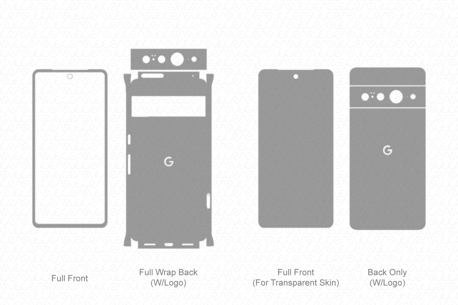 Google Pixel 7 Pro Mobile (GP4BC) 2022 | Vinyl Skin Cut File Template ...