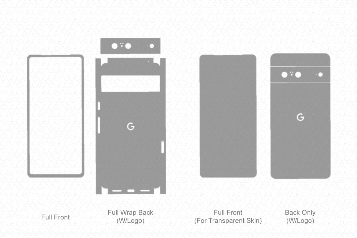 Google Pixel 7 Skin CutFile Vector Template Full Wrap SVG — VecRas