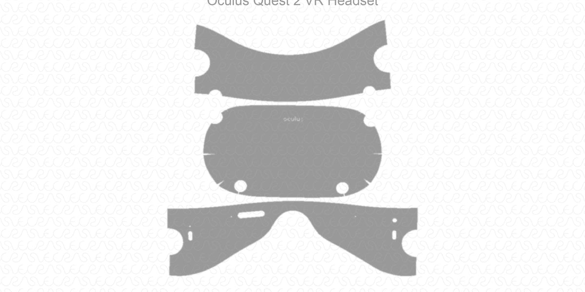 Meta Quest 2 VR Headset Skin CutFile Vector Template Full Wrap SVG — VecRas