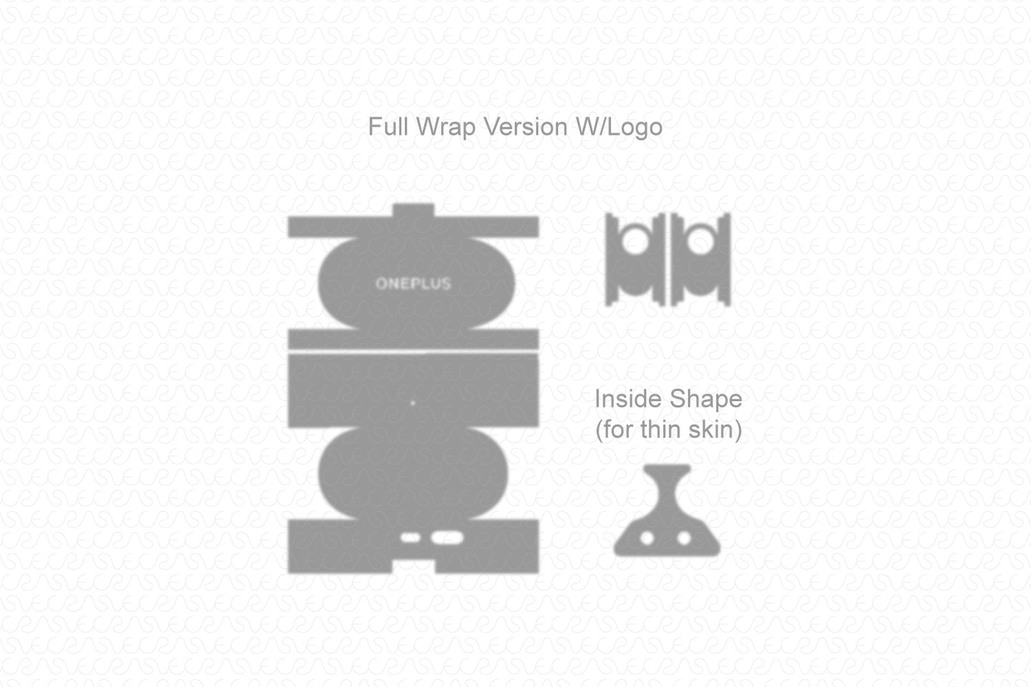 Vinyl Ready Vector Cut File Templates for AirPods / Earbuds Skins in Ai ...