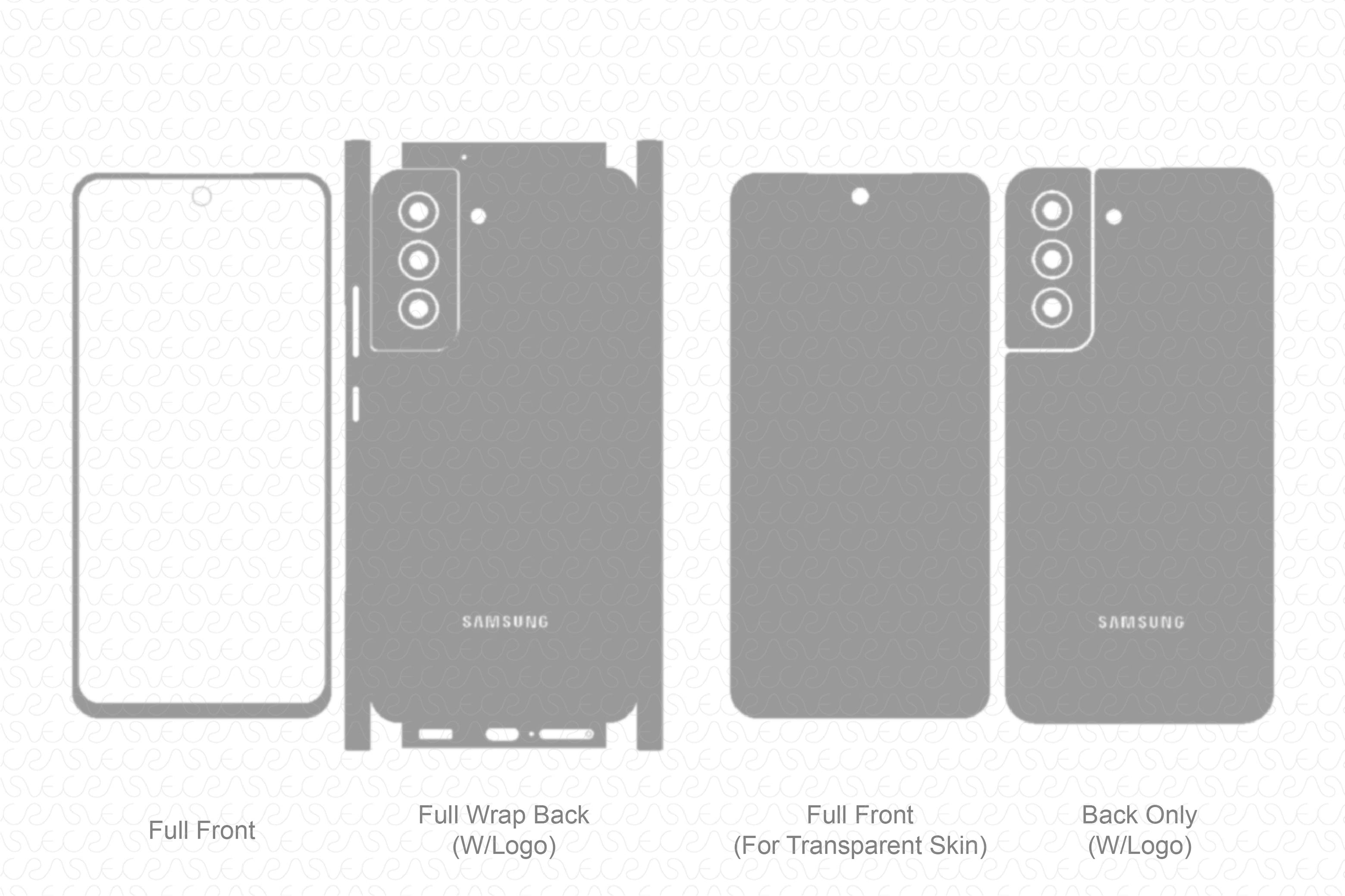 Galaxy S21 FE 5G Skin CutFile Vector Template Full Wrap SVG — VecRas