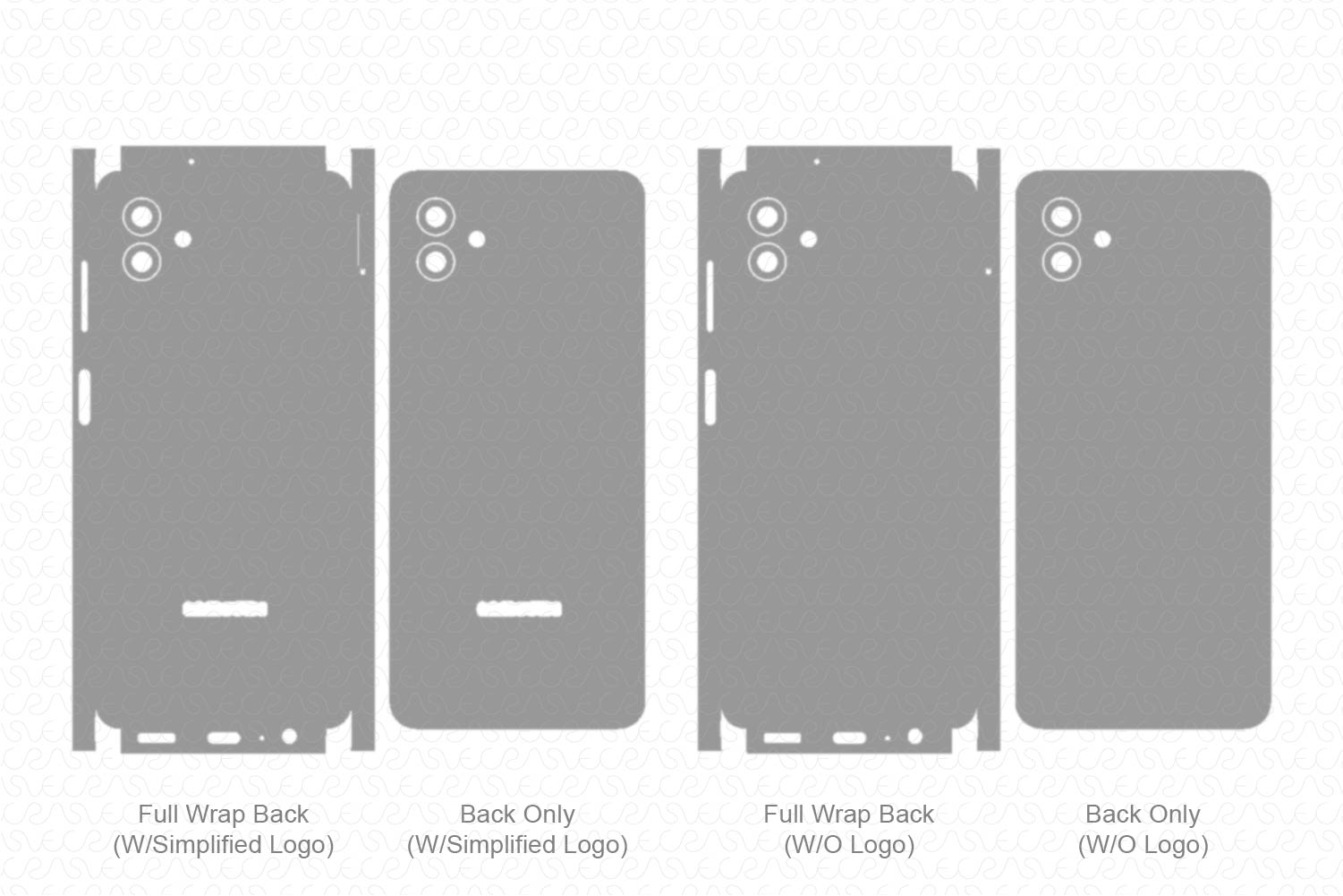 Galaxy M13 5g Skin CutFile Vector Template Full Wrap SVG — VecRas