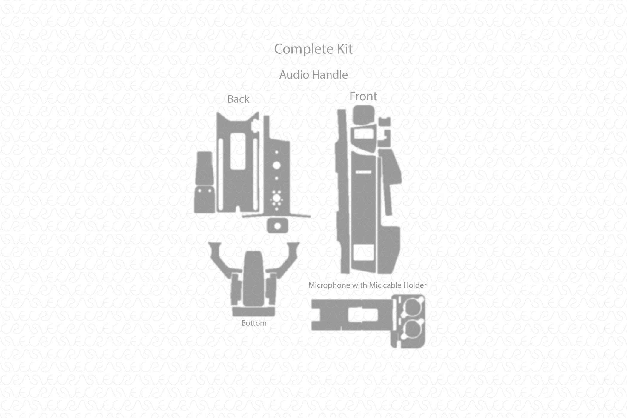 Sony FX3 Camera Skin CutFile Vector Template Full Wrap SVG — VecRas