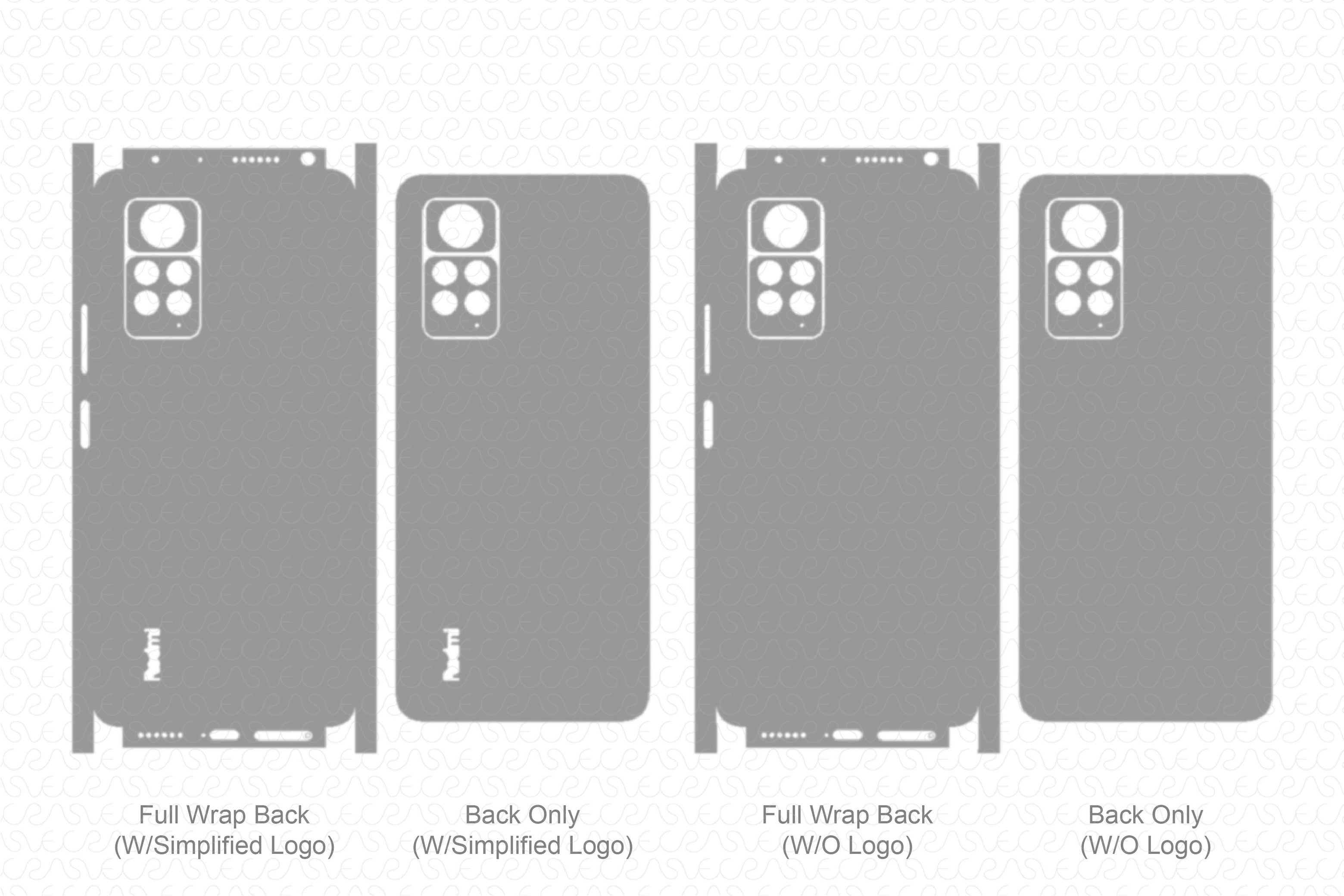 Redmi Note 11 Pro+ 5G Skin Template Vector 2022 — VecRas