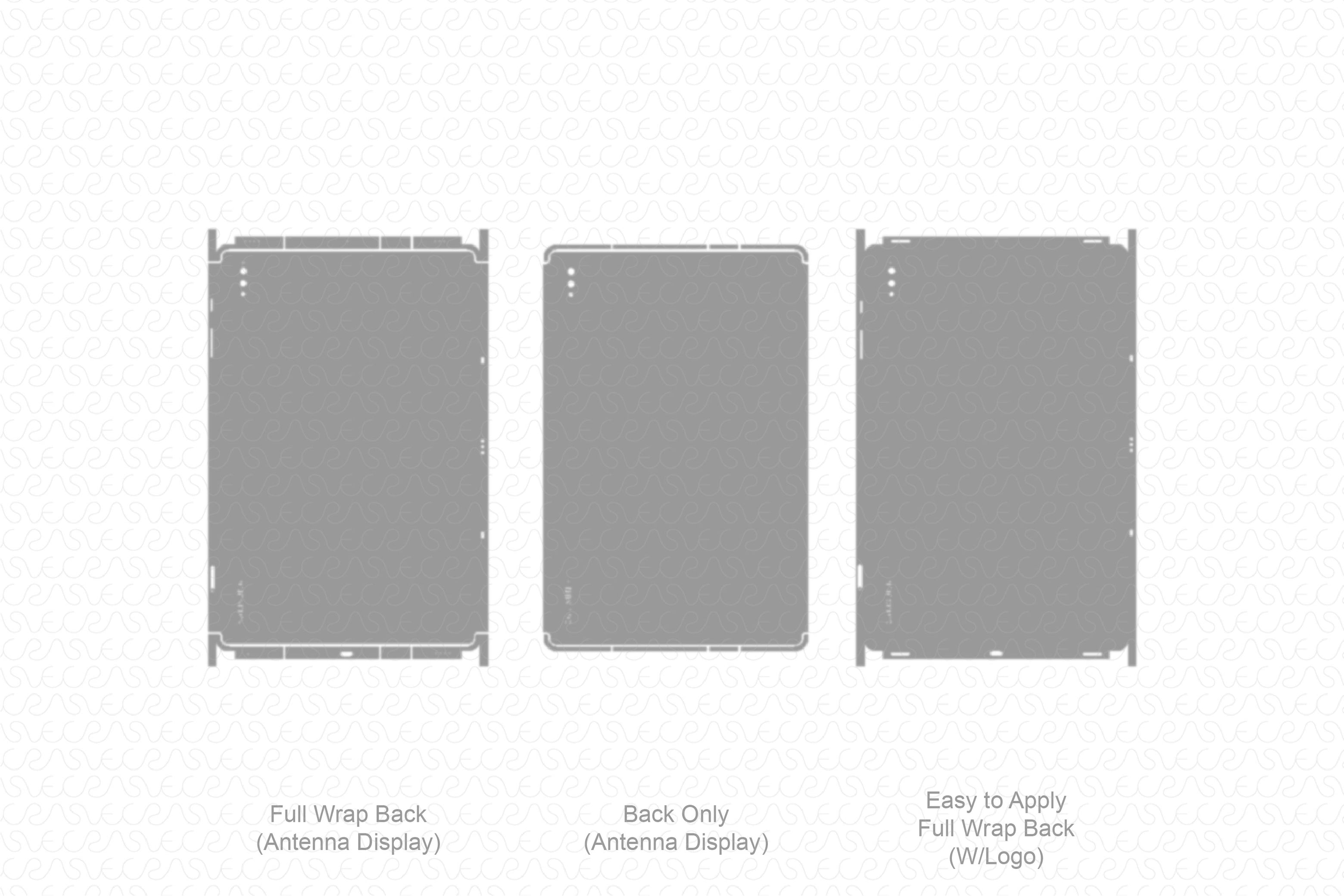 Galaxy Tab S7 Plus Skin Template Vector 2020 — VecRas