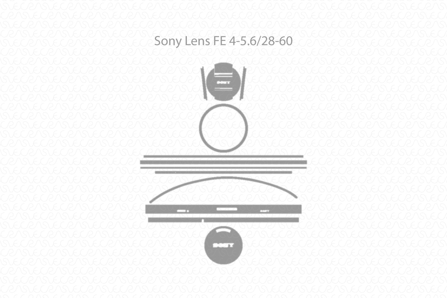Most Precise Sony A7C Camera Skin CutFile Vector Template SVG — VecRas