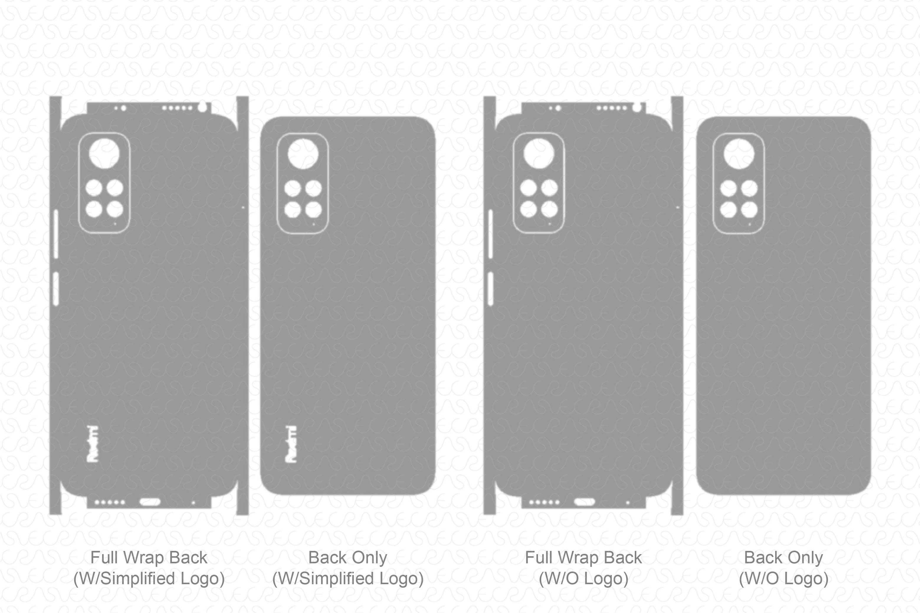 Redmi Note 11 Skin Template Vector 2022 — VecRas