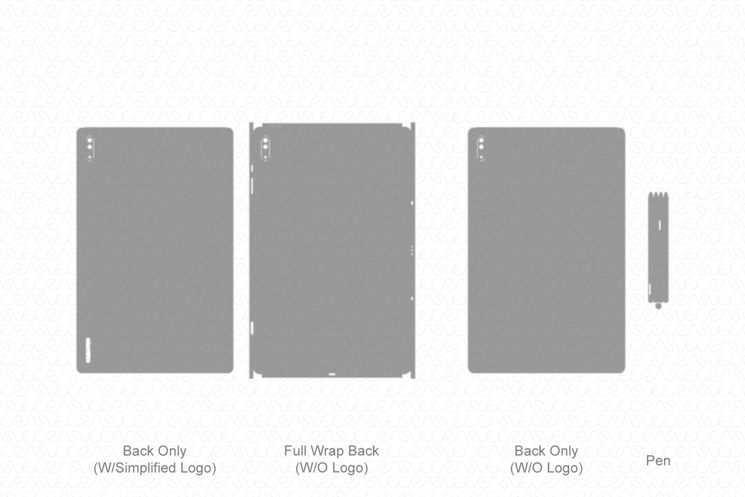 Galaxy Tab S8 Ultra 5G Skin Template Vector 2022 — VecRas
