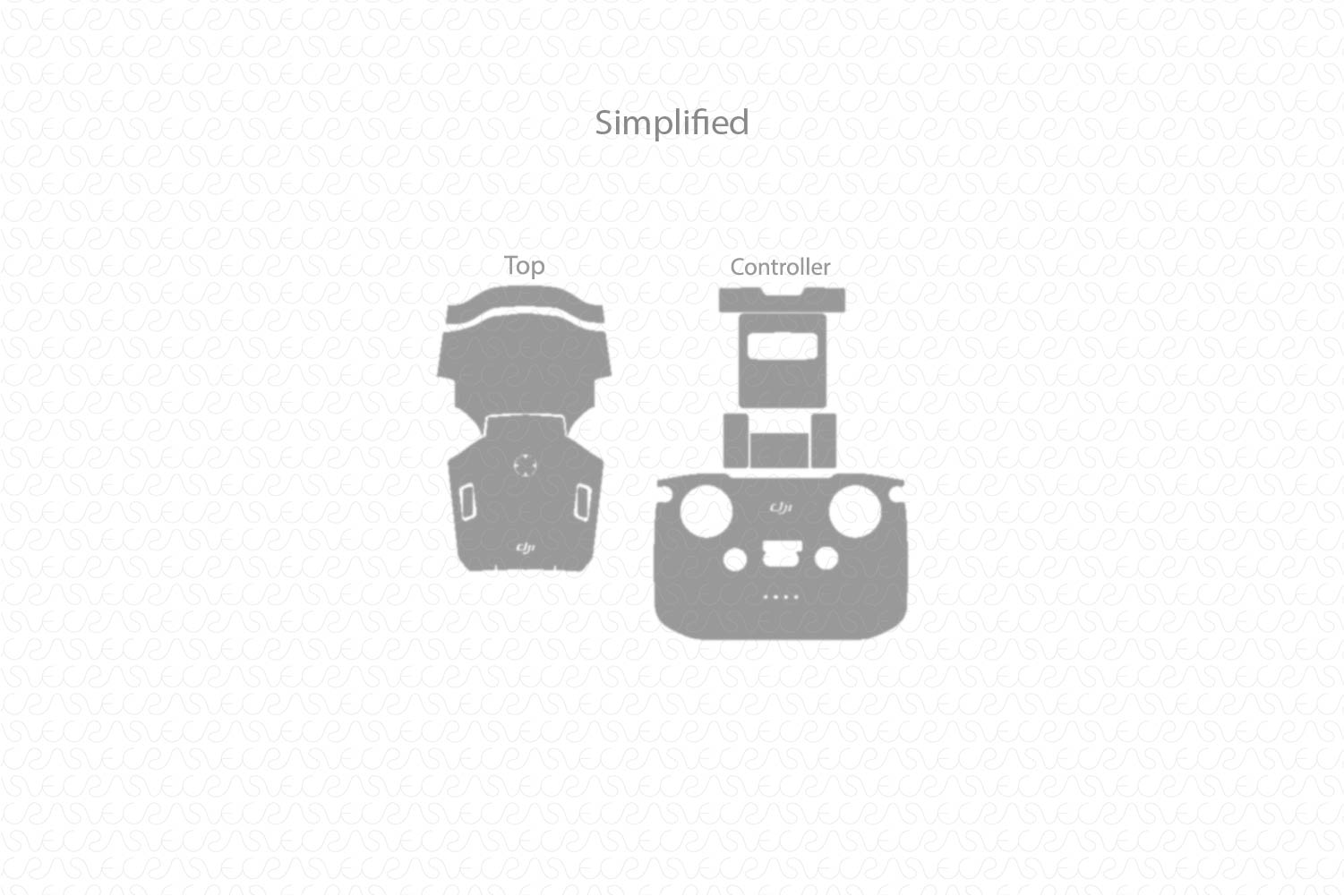 DJI Mavic Air 2 Drone Skin CutFile Template Full Wrap SVG — VecRas