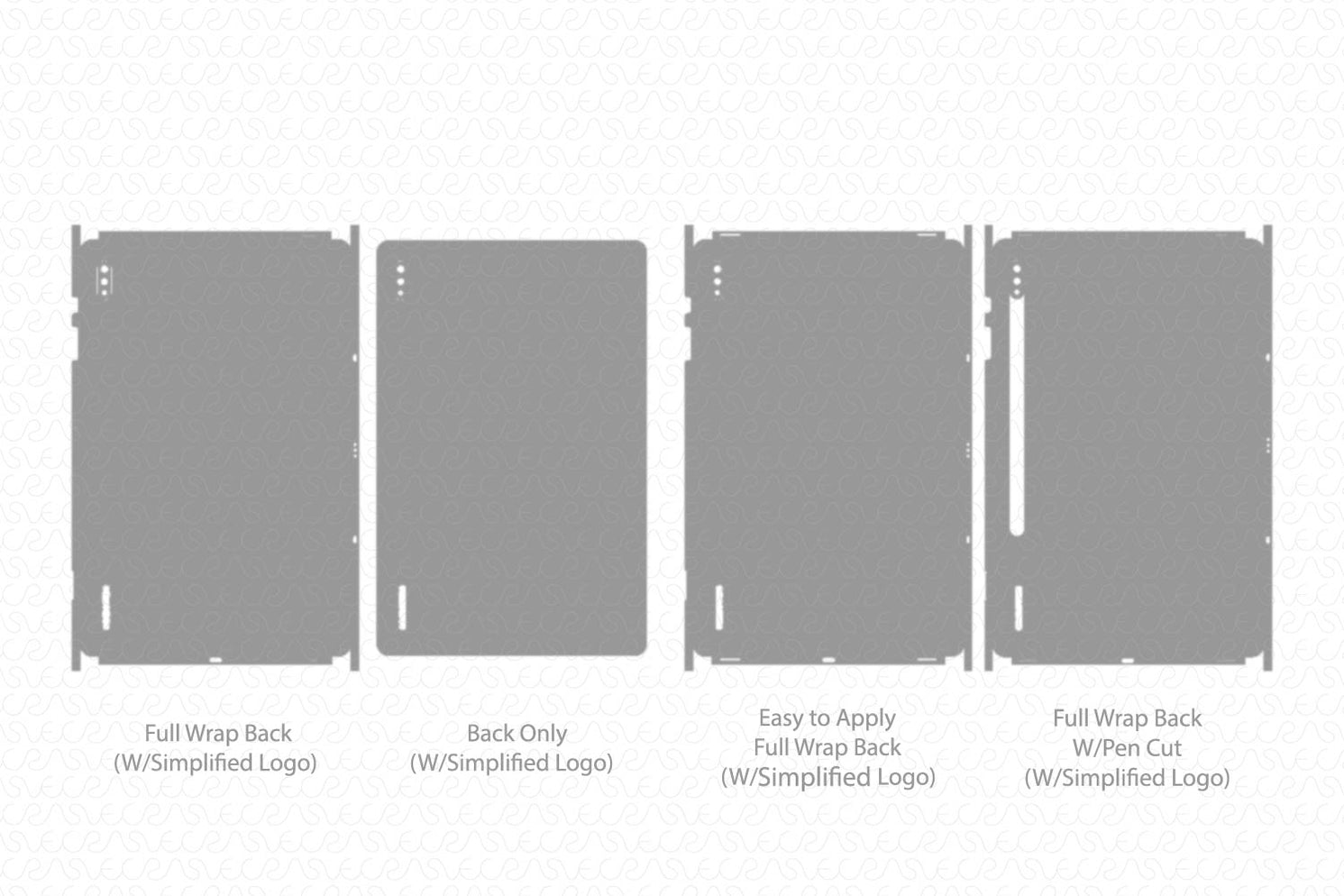 Galaxy Tab S8 Plus Skin CutFile Vector Template Full Wrap SVG — VecRas