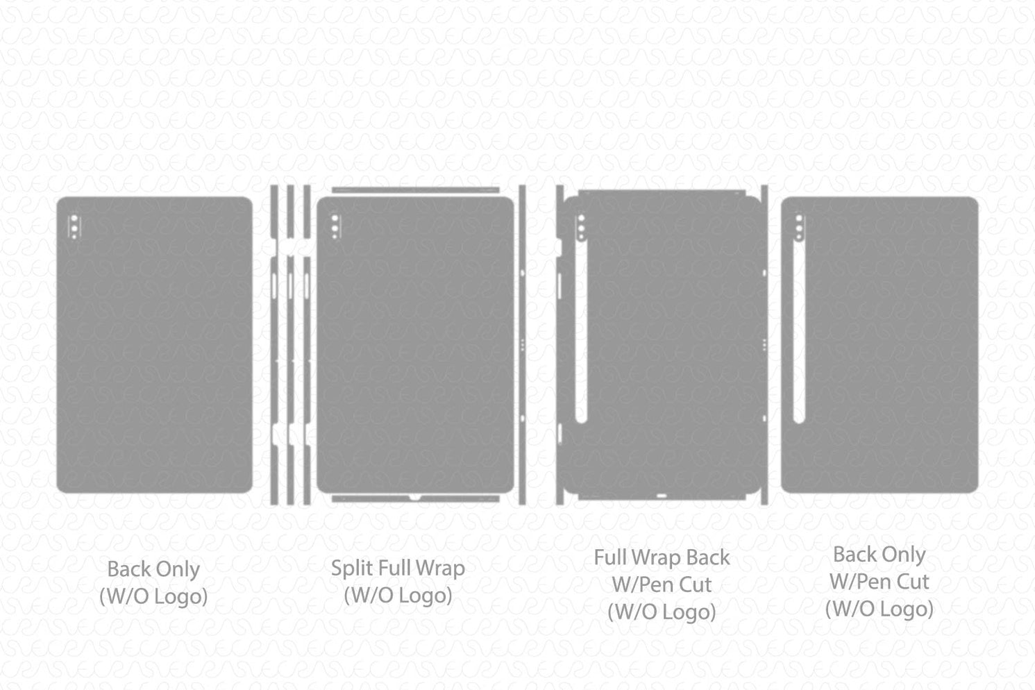 Galaxy Tab S8 Skin CutFile Vector Template Full Wrap SVG — VecRas