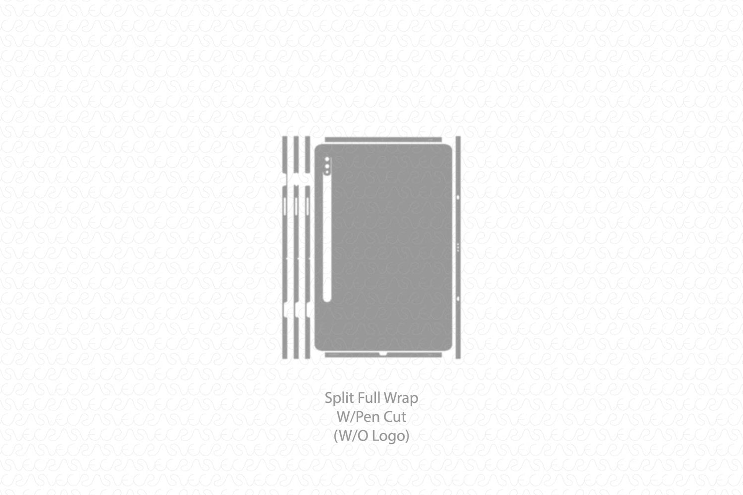 Galaxy Tab S8 Skin CutFile Vector Template Full Wrap SVG — VecRas