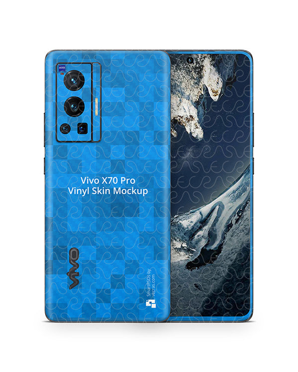 Vivo X70 Pro (2021) PSD Skin Mockup Template — VecRas