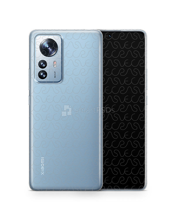 Xiaomi 12 Pro (2021) TPU Clear Case Mockup — VecRas