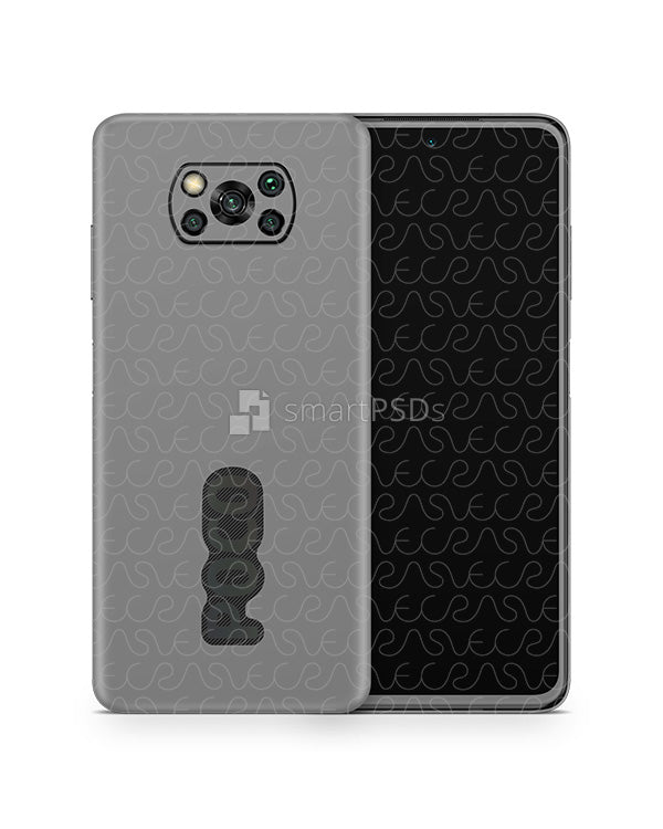 Xiaomi Poco X3 (2020) PSD Skin Mockup Template — VecRas