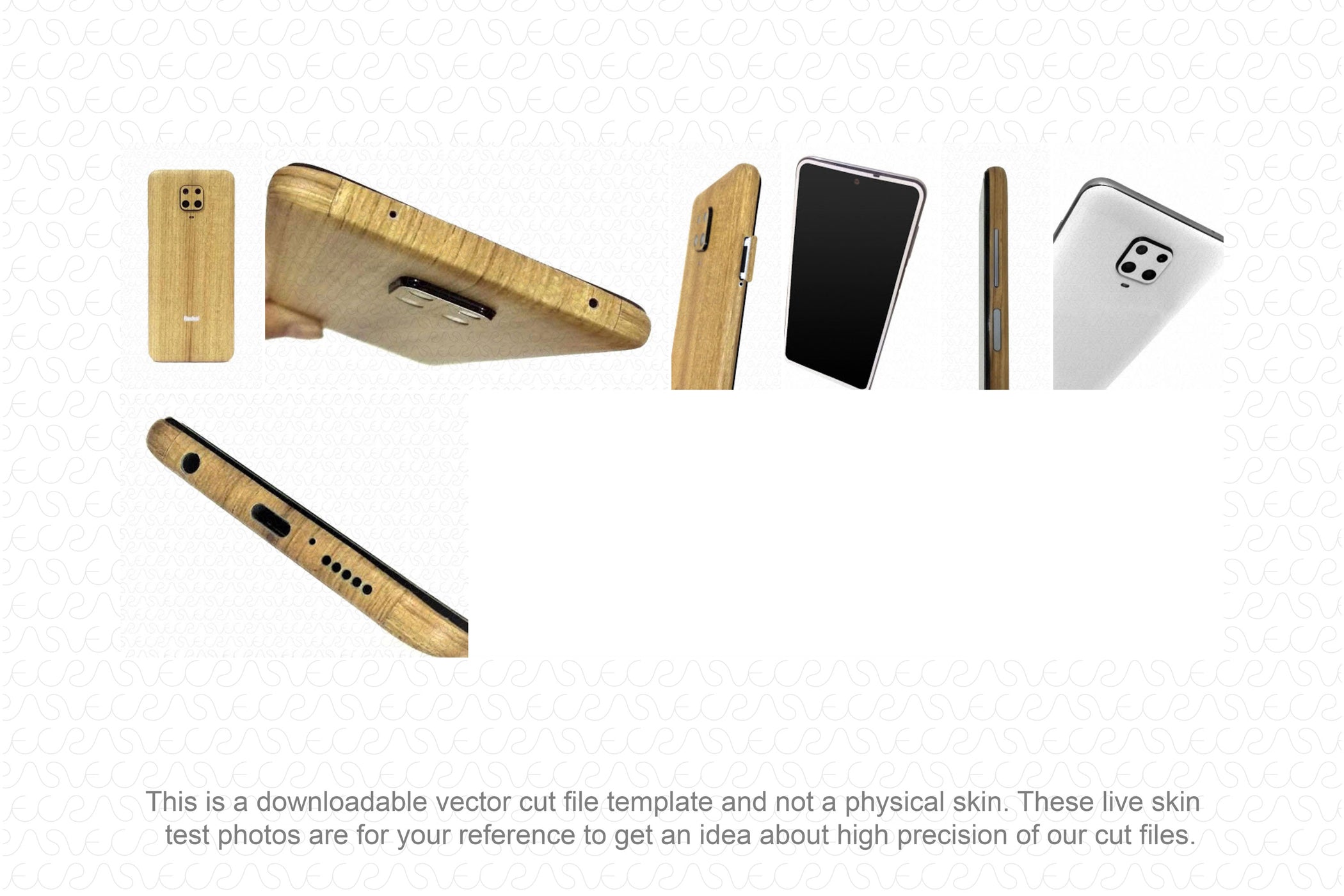 Xiaomi Redmi Note 9 Pro/Note 9S Skin Template Vector 2020 — VecRas