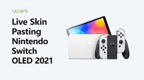 Most Precise Nintendo Switch OLED Skin CutFile Vector Template Full ...
