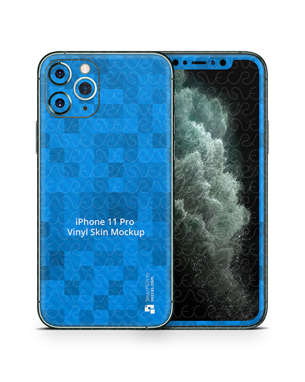 iPhone 11 Pro (2019) PSD Skin Mockup Template — VecRas