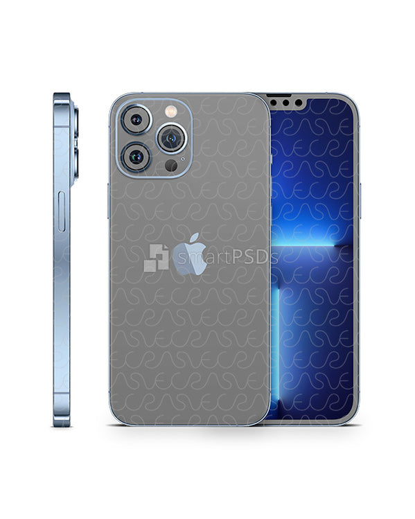 iPhone 13 Pro Max (2021) PSD Skin Mockup Template — VecRas
