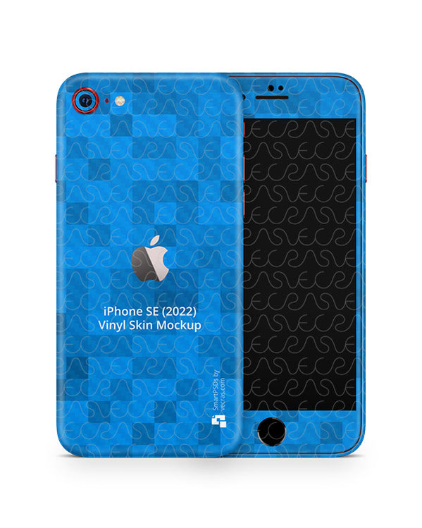 iPhone SE (2022) PSD Skin Mockup Template — VecRas
