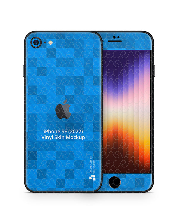 iPhone SE (2022) PSD Skin Mockup Template — VecRas